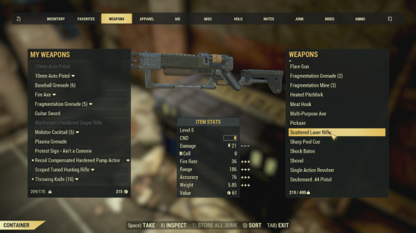 Fallout 76 Update 1.49 January 26 Brings Inventory Updates & More - MP1st