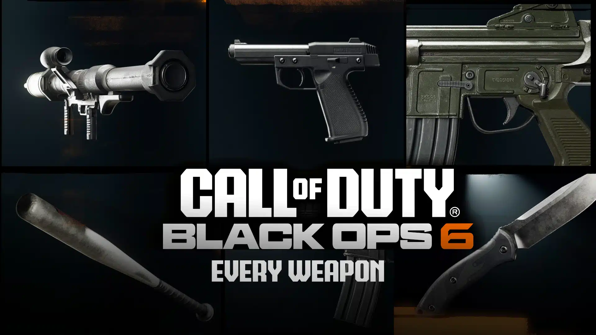 Call of Duty: Black Ops 6 Weapons Intel - Every Primary, Secondary, and ...