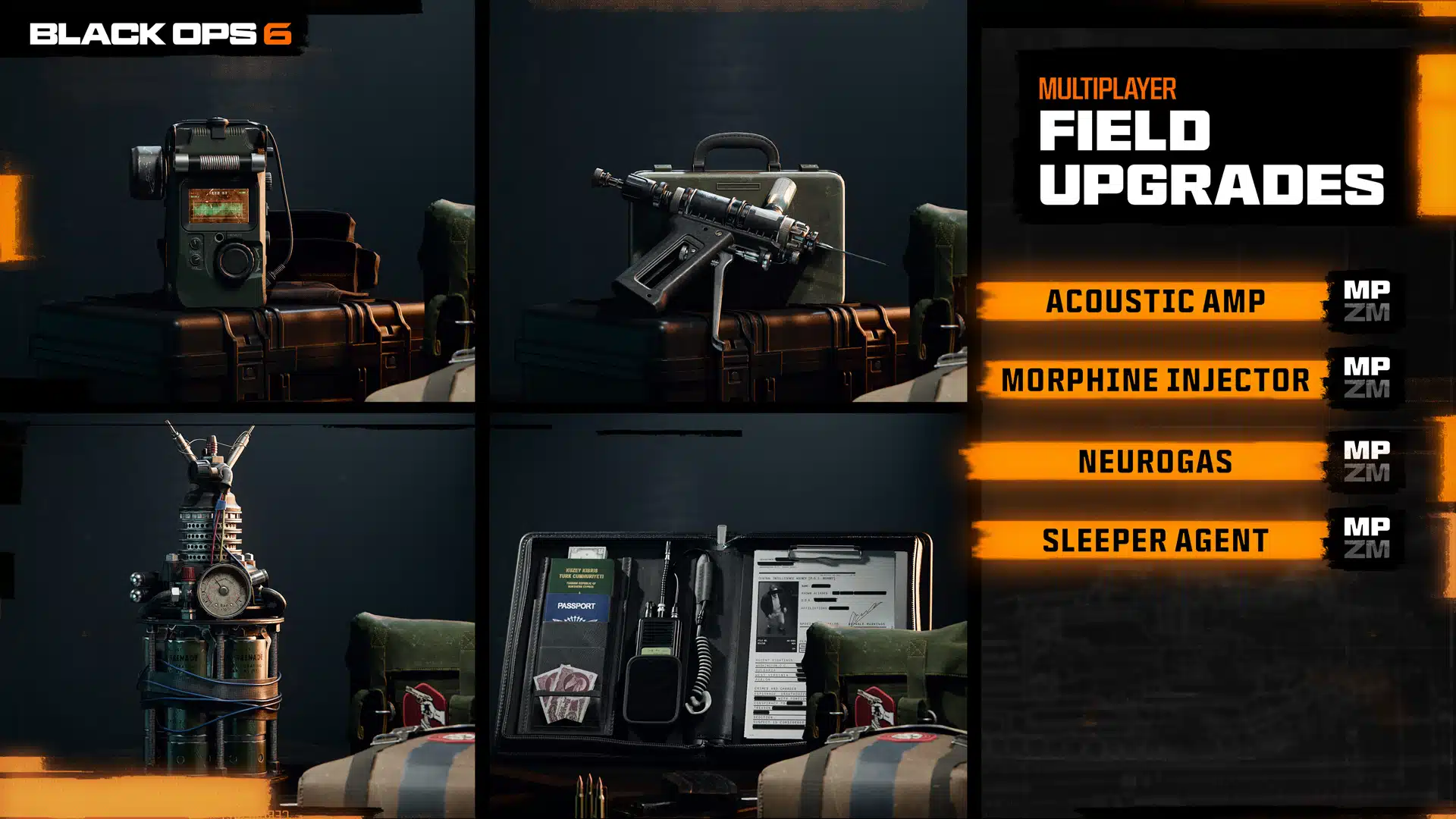 Call of Duty: Black Ops 6 Equipment and Field Upgrades Intel - Each ...