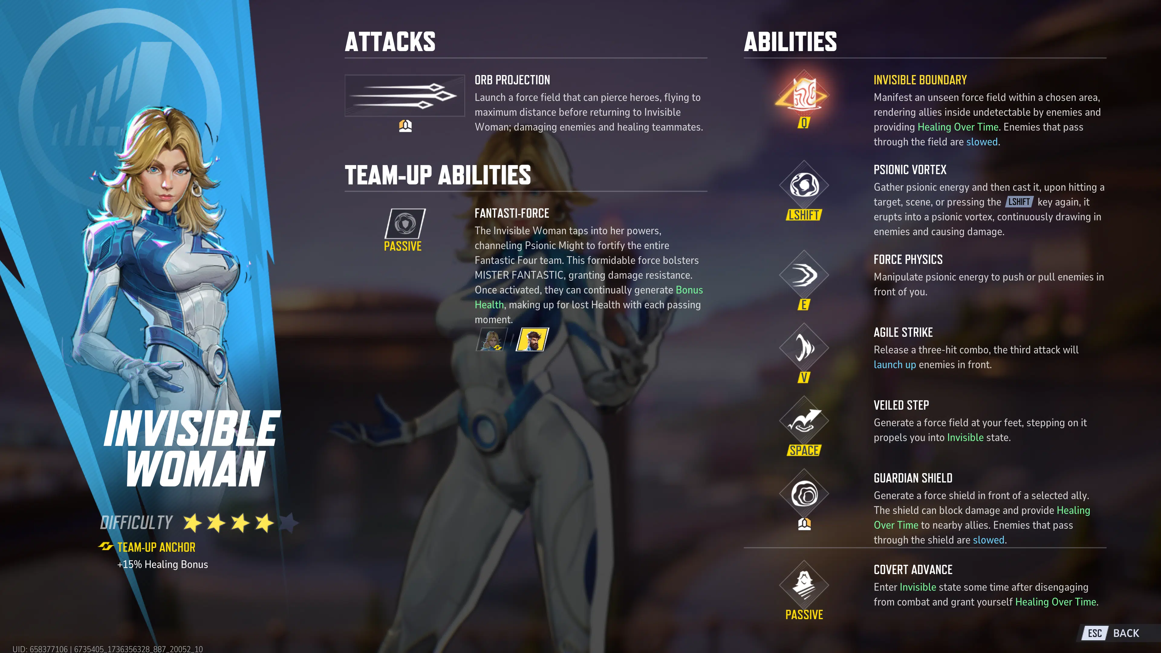 Marvel Rivals: Mr. Fantastic and Invisible Woman Abilities L