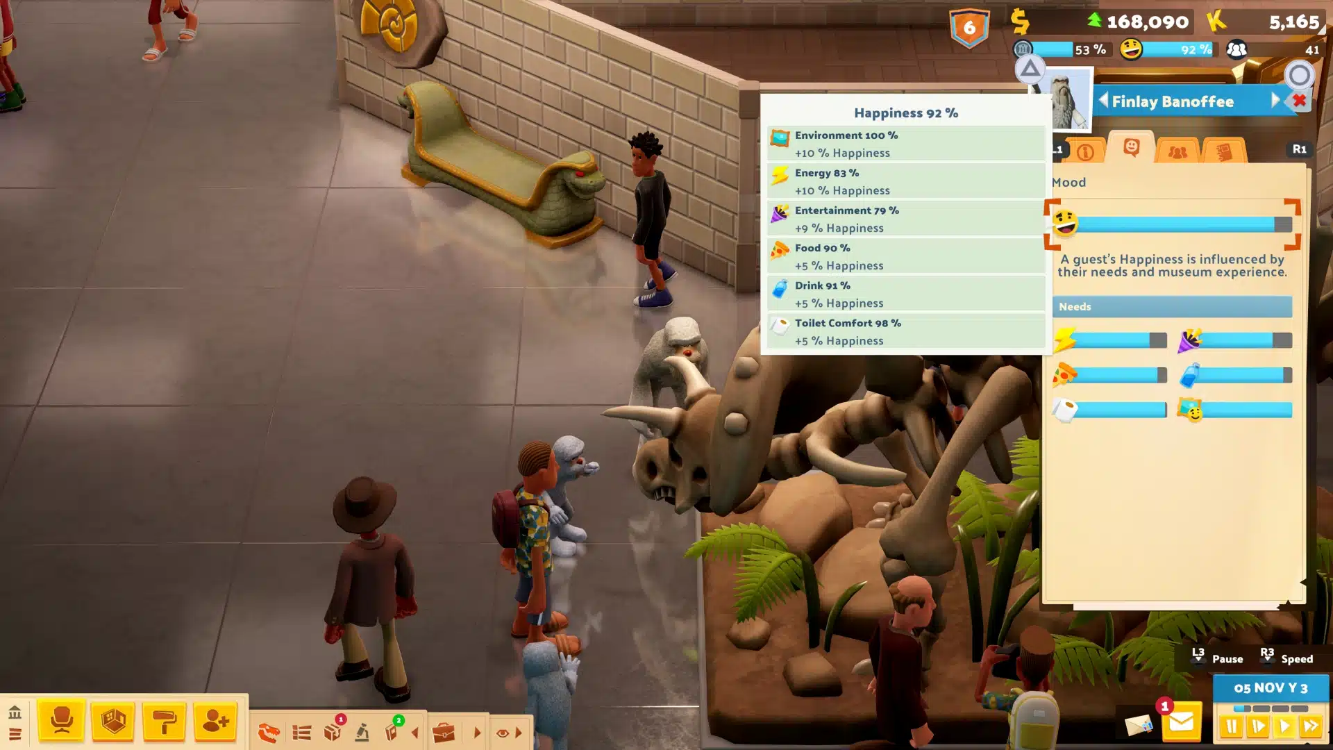 Two Point Museum Latest Update 1.003.002 Adds QoL Items