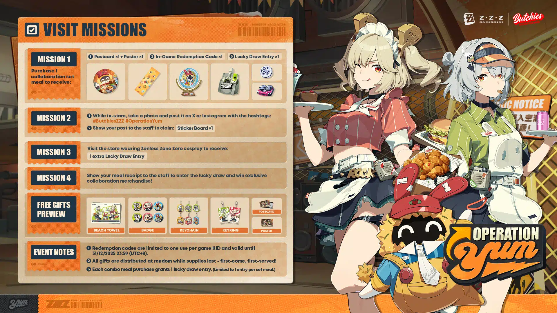 Zenless Zone Zero's "Operation Yum" Lets You Try Food From the Game in Real Life - MP1st