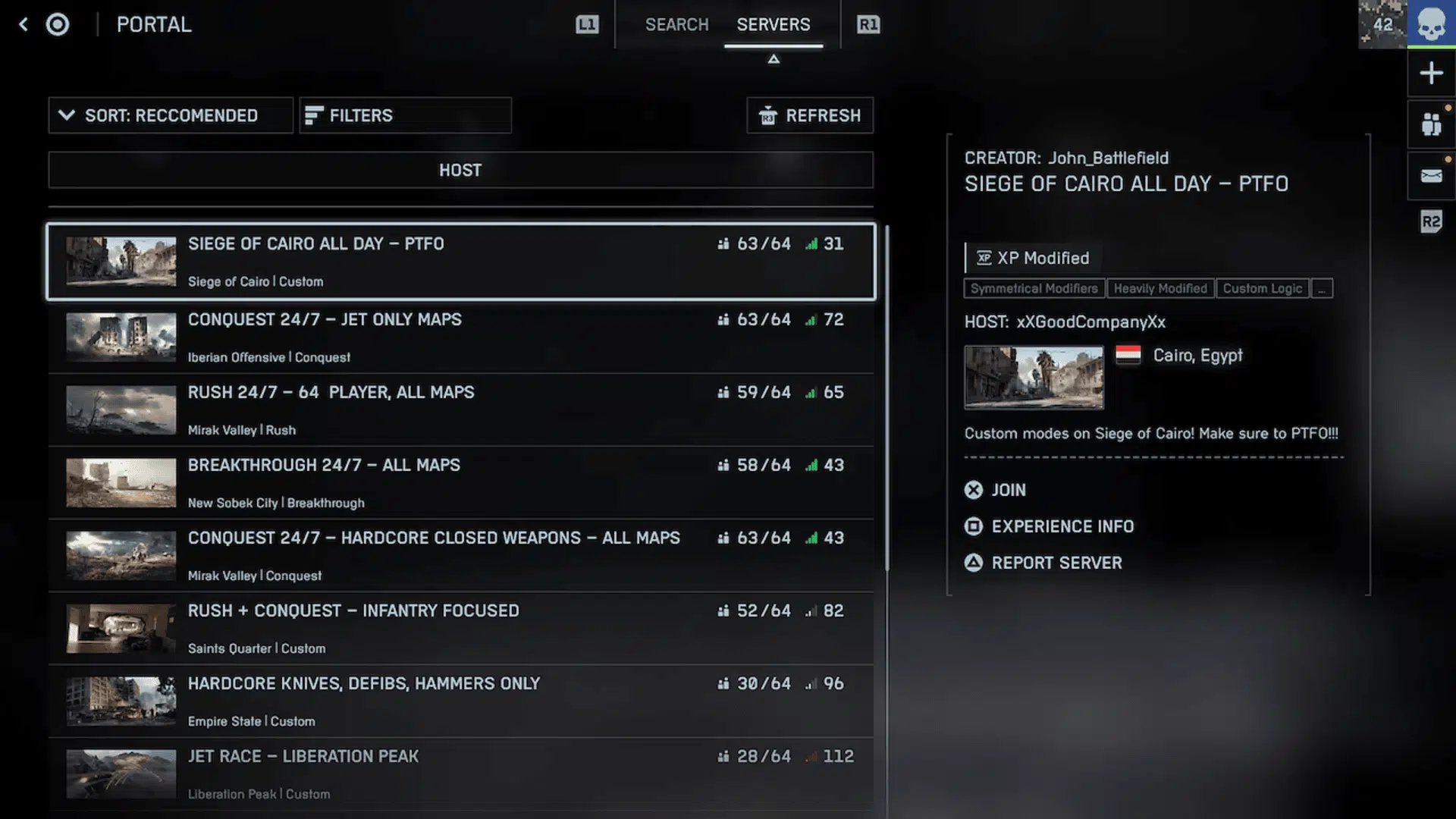 Battlefield 6 Persistent Servers Included in BF Portal Features